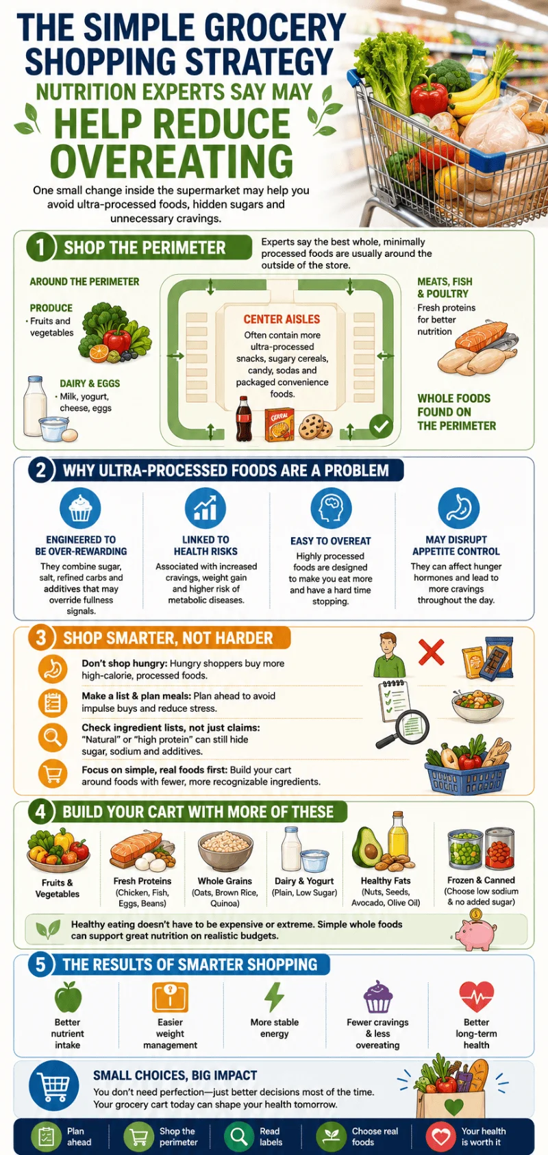 The simple grocery shopping strategy nutrition experts say may help ...
