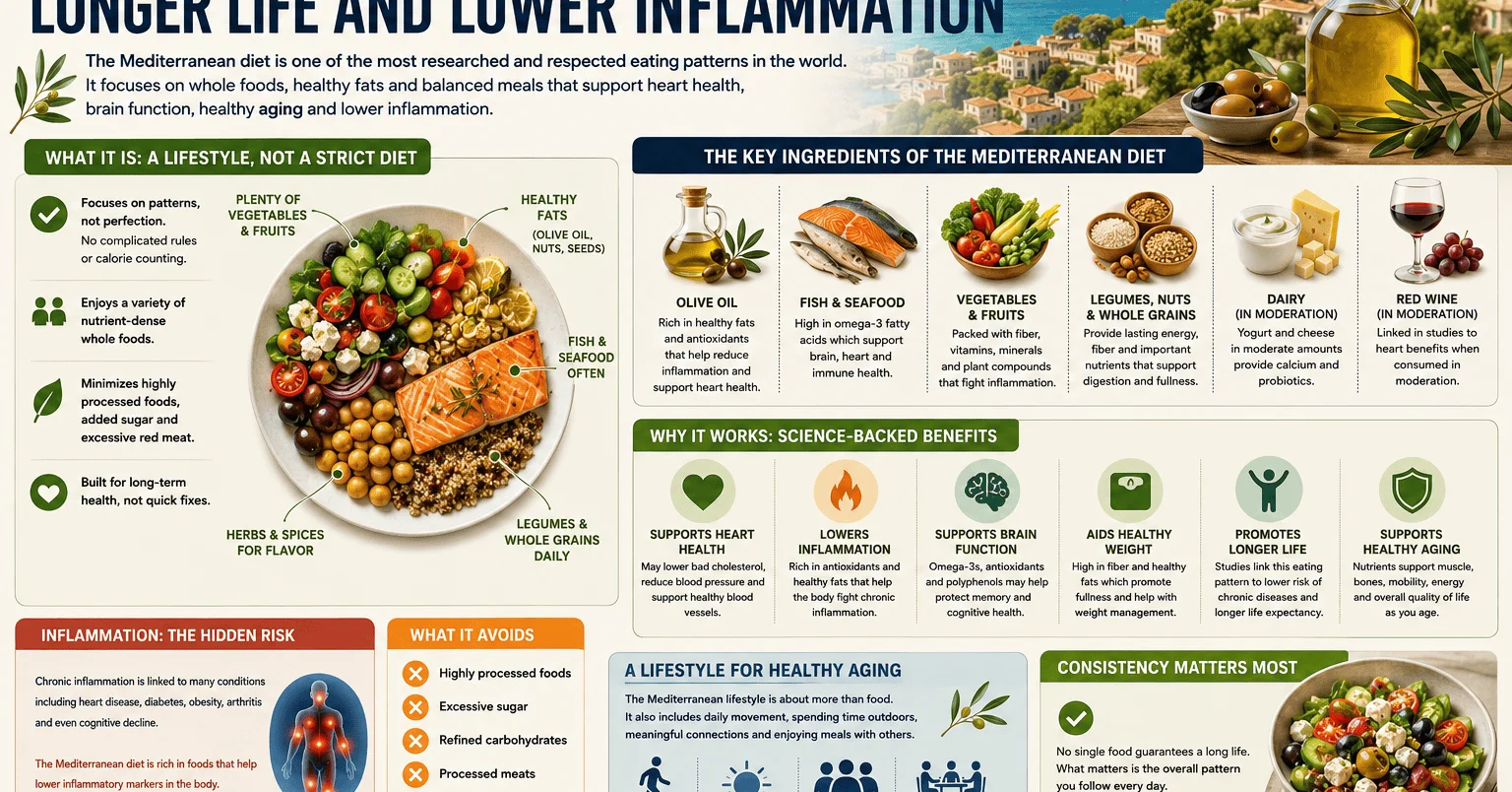 The eating style linked to longer life and lower inflammation (BIG ...